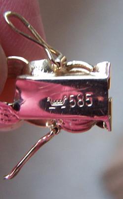 585 | 14k gold hallmark questions